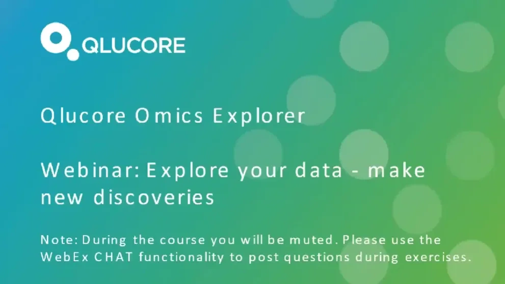 Make new discoveries in your data using different plot types | Qlucore